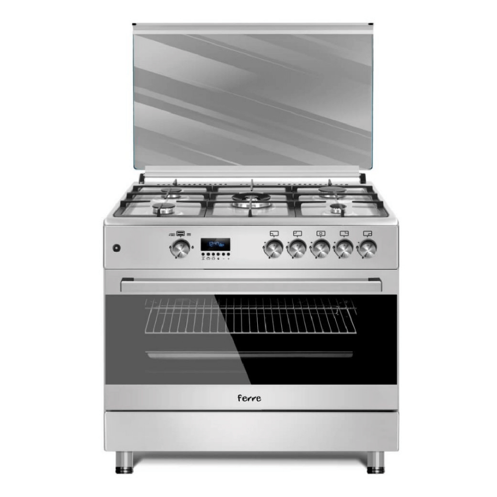 Ferre Stainless-Steel Gas Oven - F9S50G2.FDIDTLC.I | Bargains