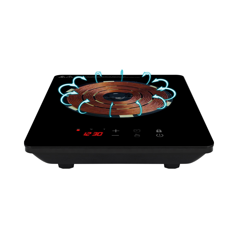 Mellerware 5 Piece Blk Induct Cooker & Pot Set "Capri" 46004B | Bargains